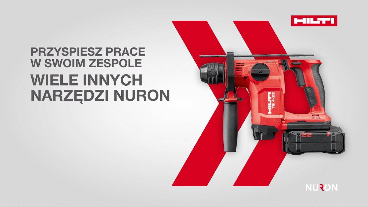 Hilti Nuron | Nowy system akumulatorów 22 V - YouTube