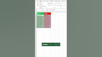 Instantly Highlight Differences in Excel with This Shortcut! 🚀 #exceltips #shorts #excel