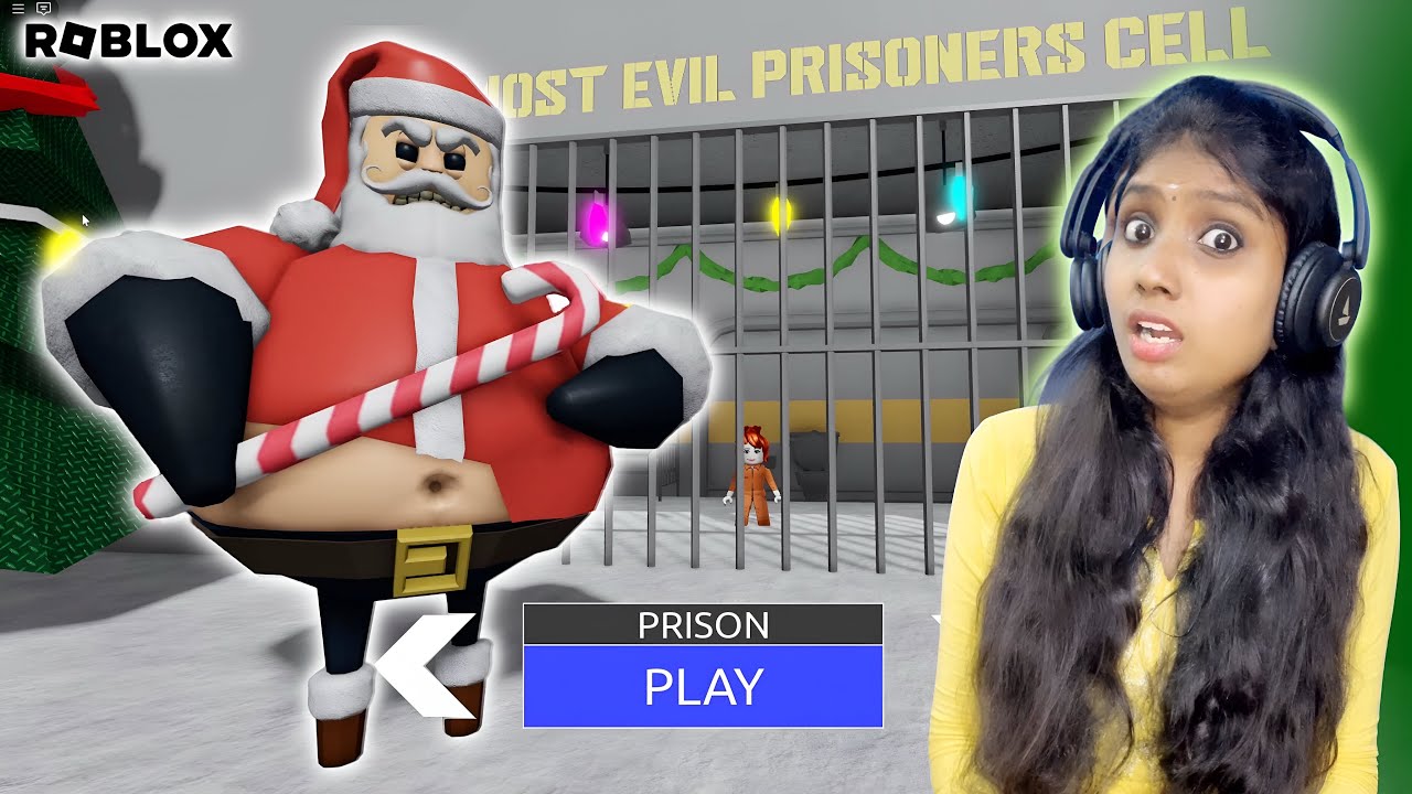 Escaped From BARRY'S PRISON 😨 in Christmas Mode🎄- Jeni Gaming 2.0 - YouTube