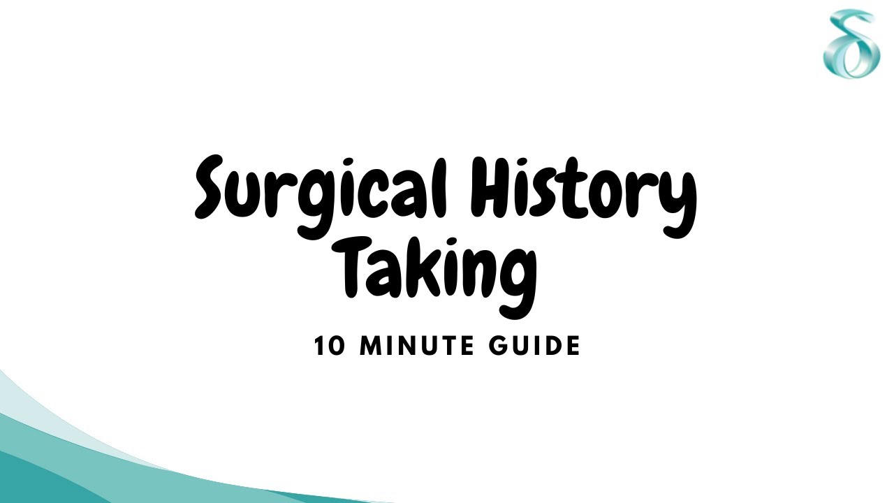 Surgical History Taking - YouTube