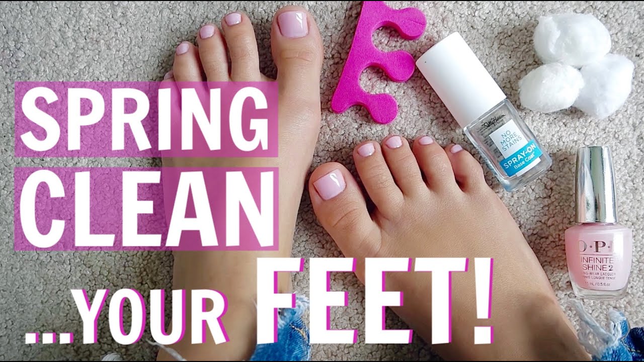 DIY Pedicure | SPRING Edition! - YouTube