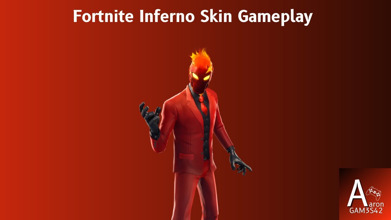 Fortnite Inferno Skin gameplay - YouTube
