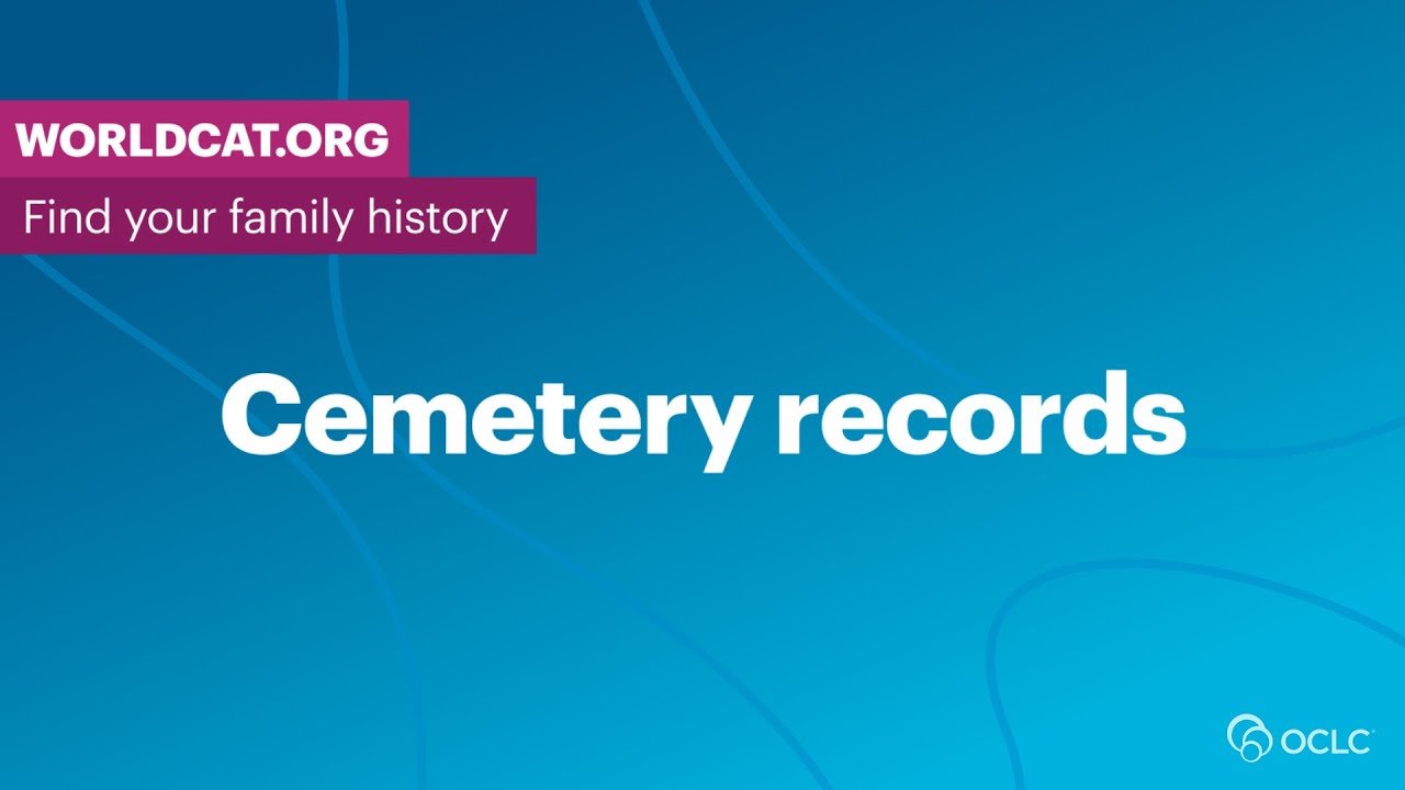 Find your family history: Cemetery records - YouTube