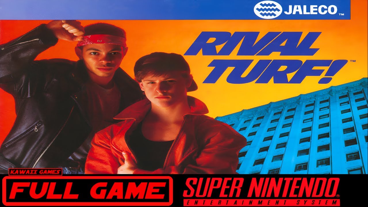 Rival Turf! [SNES] Gameplay Walkthrough FULL GAME [4K60ᶠᵖˢ🔴] - YouTube