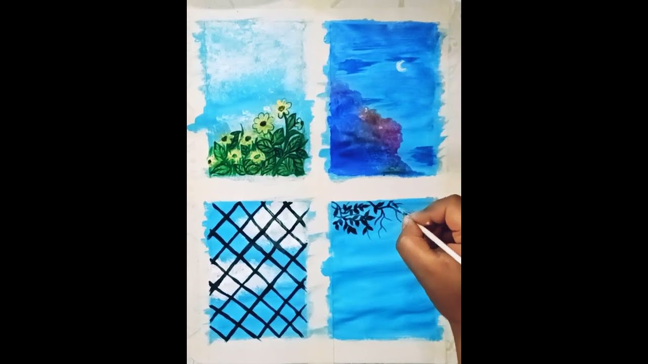 Easy Natural Drawing || Simple art || Easy and Step by Step drawing ...