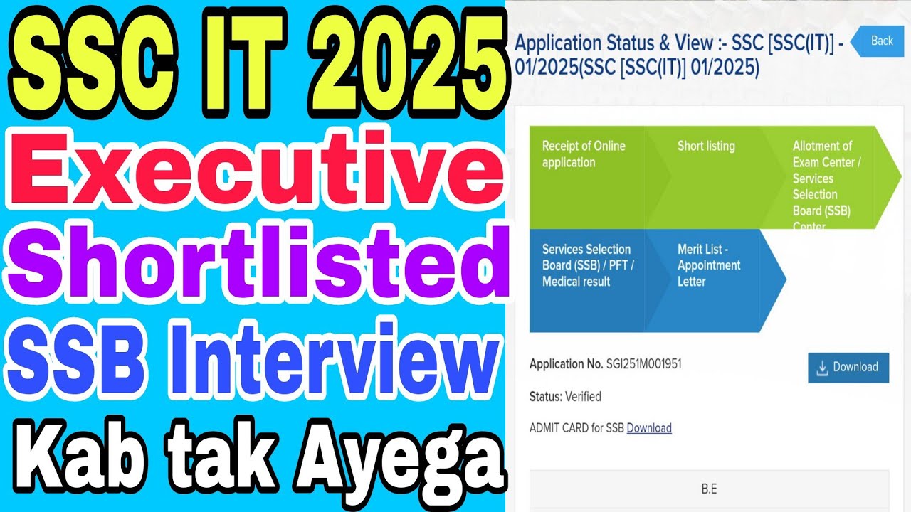 Indian Navy SSC IT Executive SSB interview Shortlisted 2025, Final ...