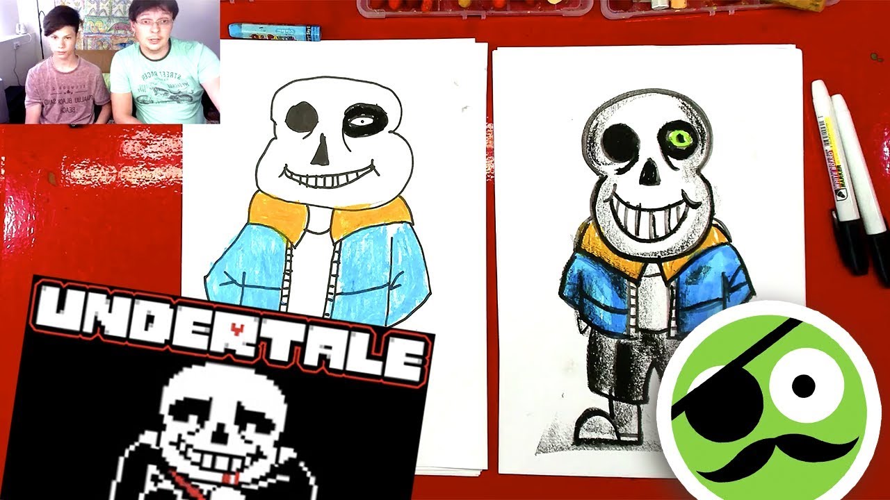 How to Draw Sans | Undertale - YouTube