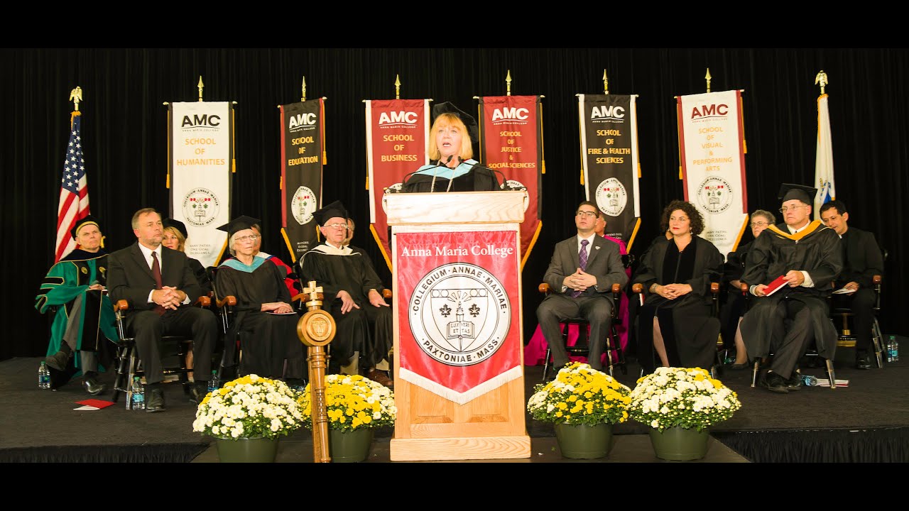 Anna Maria College - President Mary Lou Retelle Inauguration - YouTube