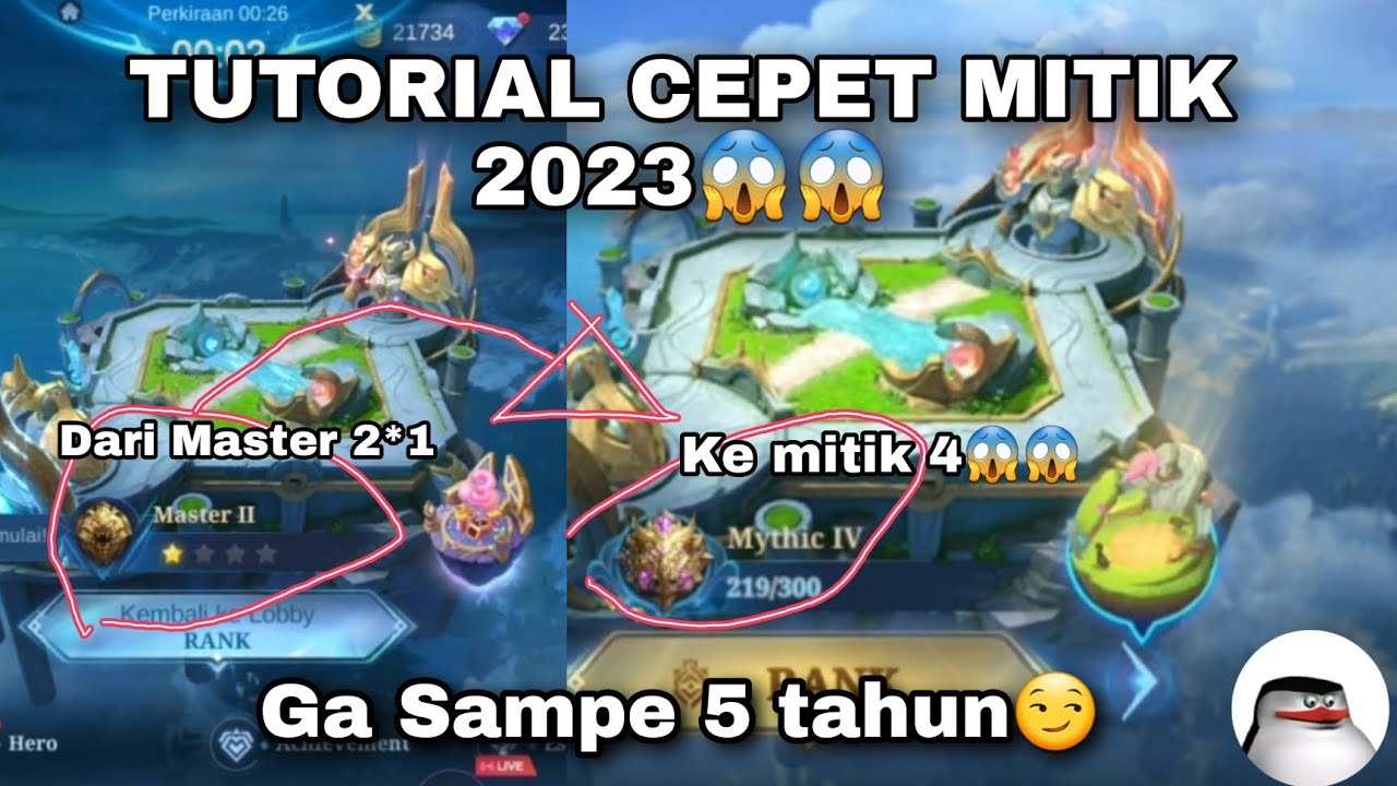 TUTORIAL NAIK MITIK DENGAN SEKEJAP 2023 😱😱- MOBILE LEGENDS INDONESIA ...