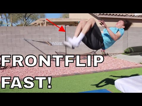 How To Do A Front Flip On A Bed And Land It