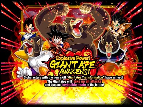 DBZ: Dokkan Battle (Global) Great Ape Banner+Beerus Summons! 'GREAT ...