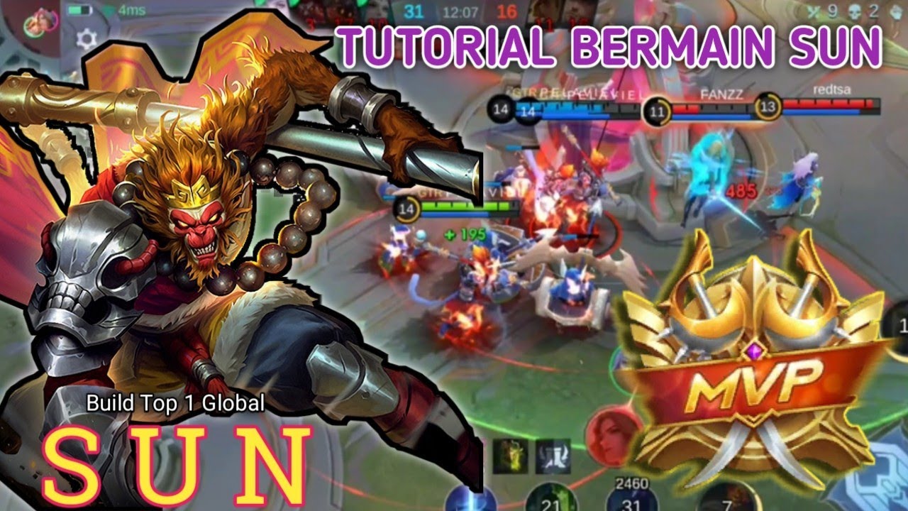 (TUTORIAL BERMAIN SUN) GAMEPLAY SUN - BUILD TOP 1 GLOBAL SUN - MOBILE ...