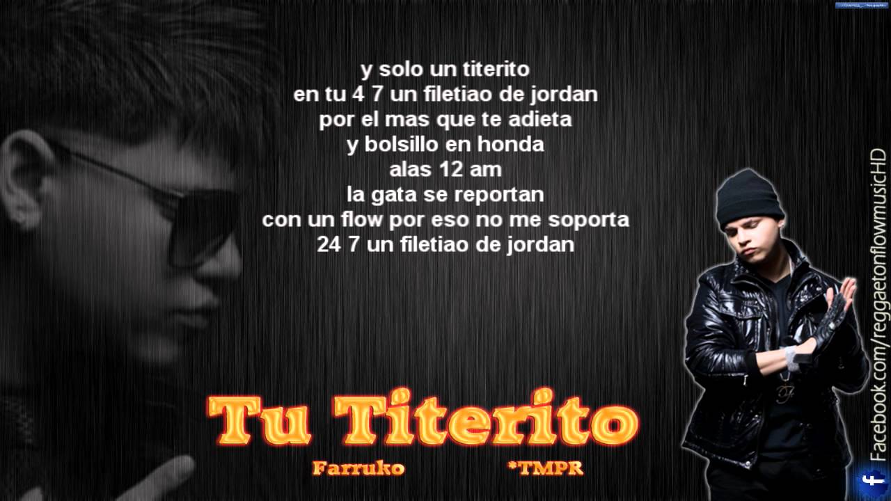 Farruko - Tu Titerito (Con Letra) HD - YouTube