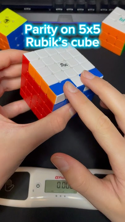 Parity on 5x5 Rubik’s cube #cubing #solve #rubikscube #algorithm #parity #5x5 #howtosolve - YouTube
