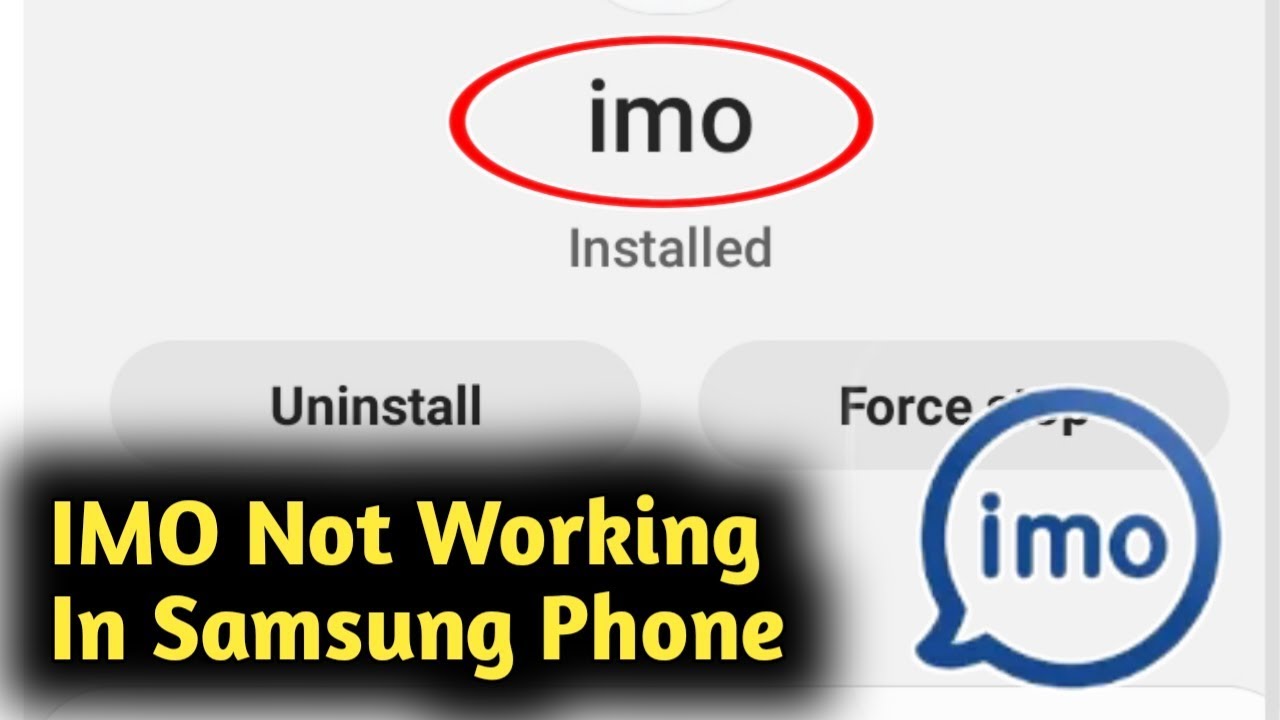IMO Not Working in Samsung Phone - YouTube