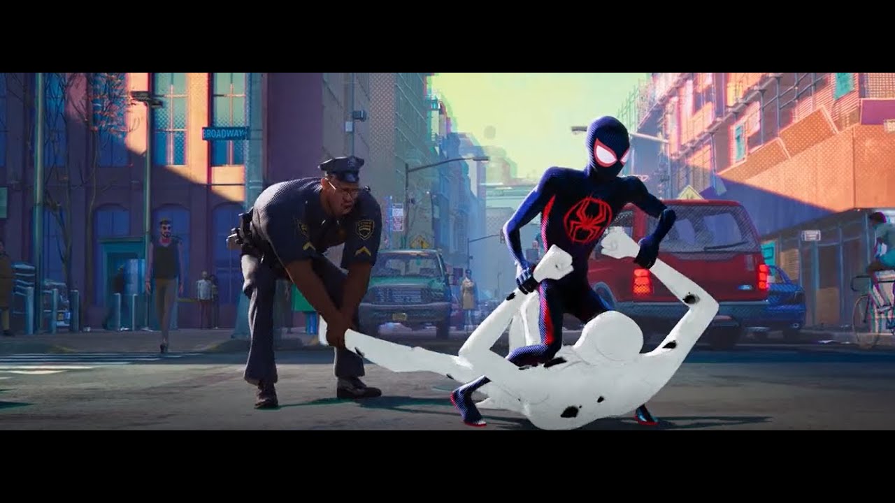 Miles vs the Spot - Spider-Man: Across the Spider-Verse (2023) - YouTube