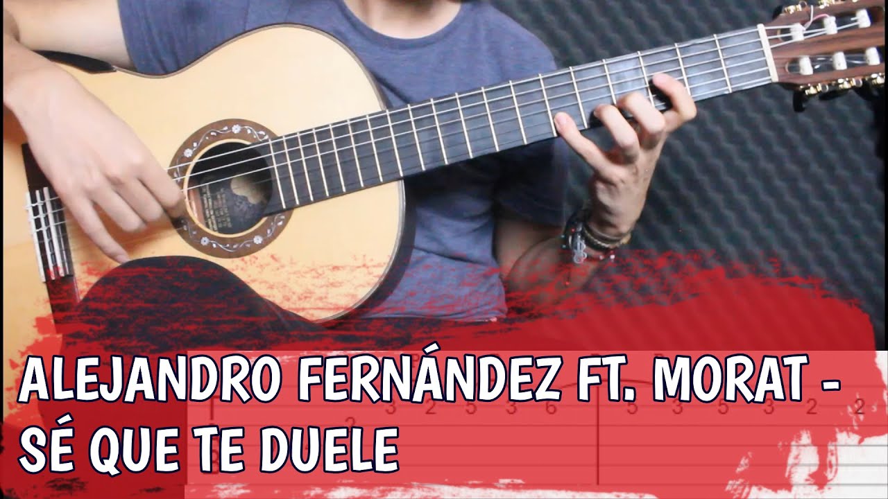 Cómo tocar Sé que te duele de Alejandro Fernández Ft. Morat (Iván Plata ...