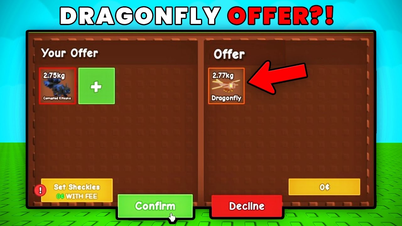 CORRUPTED KITSUNE to DRAGONFLY Trade | Grow a Garden Trading - YouTube