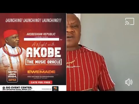 AKOBE THE MUSIC ORACLE....LAUNCHING OF ALBUM - YouTube