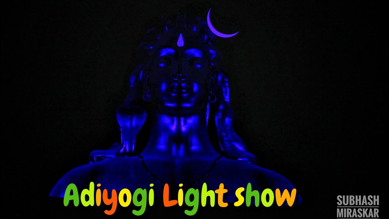 Isha Foundation Chikkaballapur | 4K Light Show | Isha Temple | Isha ...