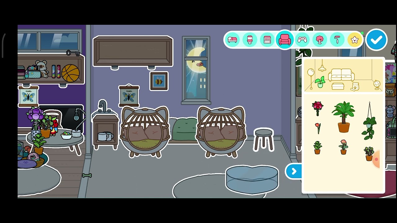 как зделать красивую комнату в токо боко - YouTube