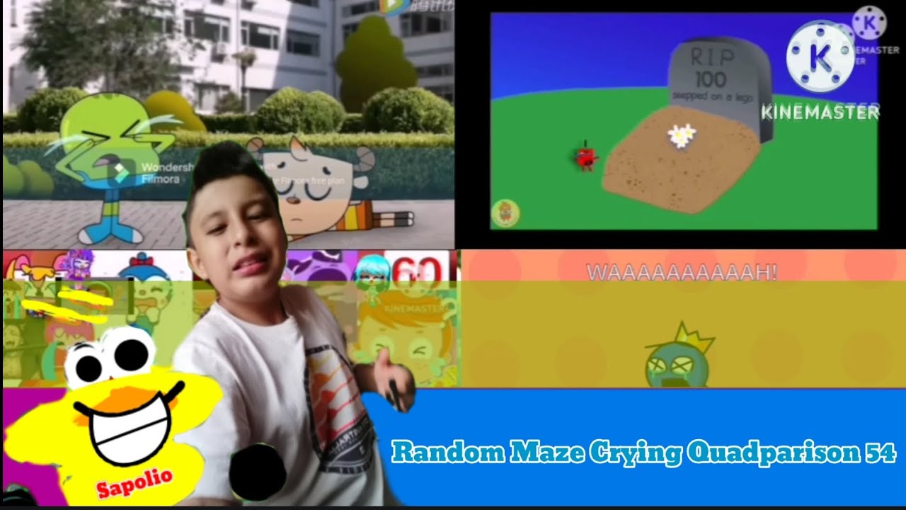 Random Maze Crying Quadparison 54 - YouTube