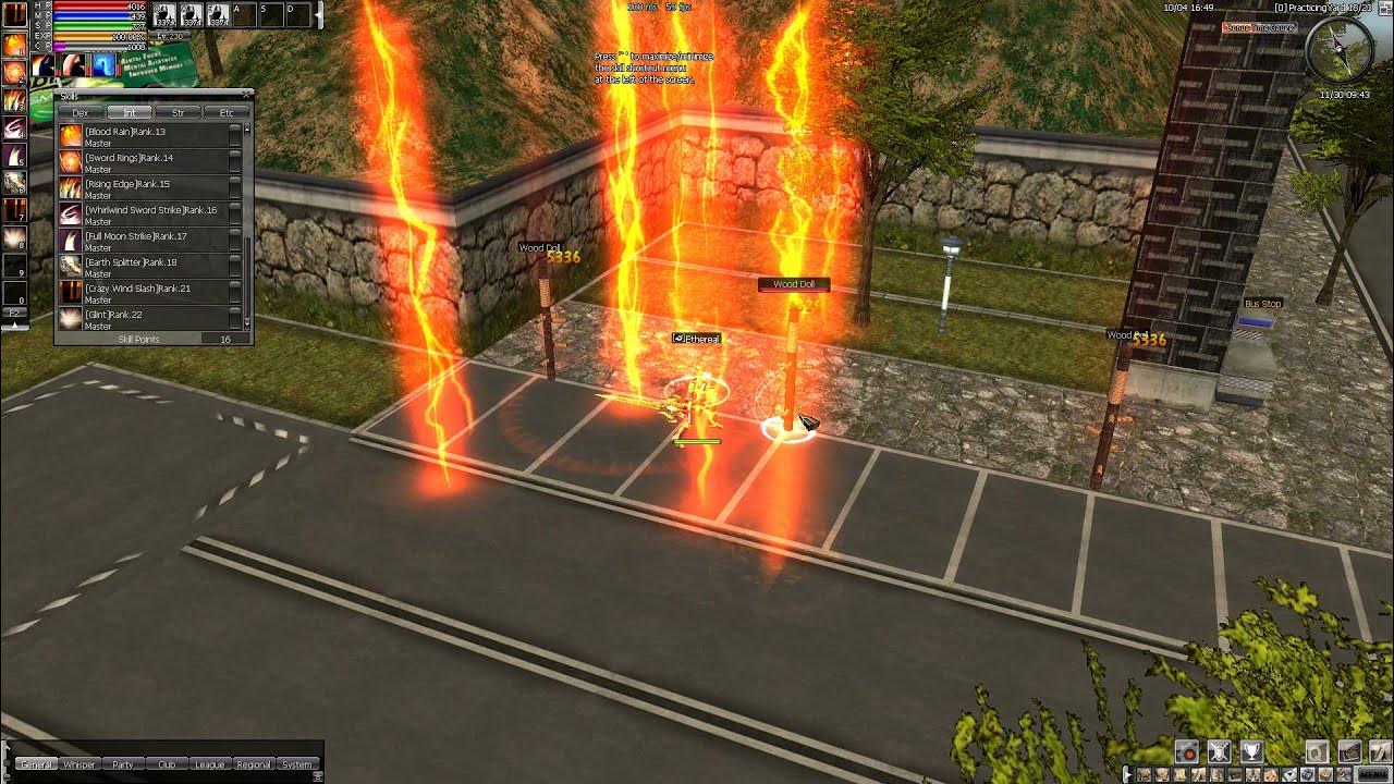 RAN Online - Swordsman Int Skills 7-237 - YouTube