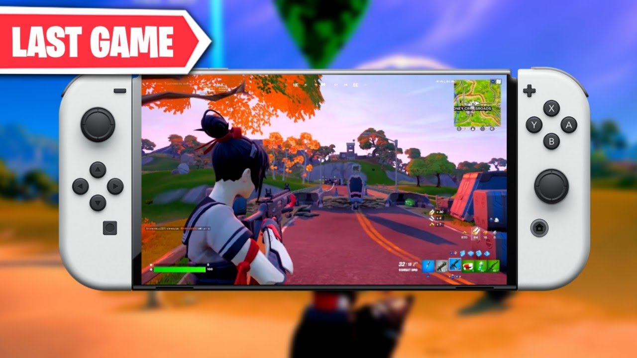 Fortnite Nintendo Switch OLED GAMEPLAY [1080p, 30Fps] - YouTube