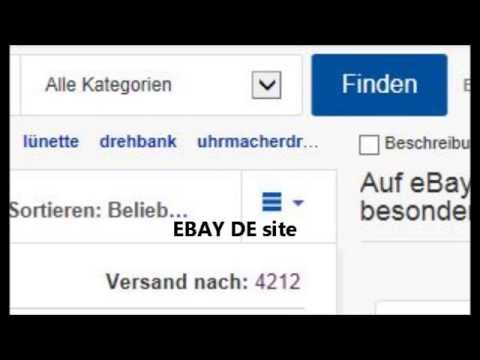 buying on ebay Germany - YouTube