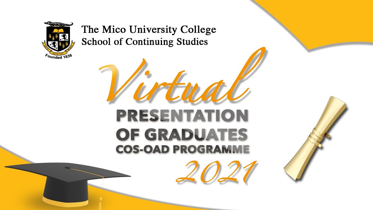 The Mico University College 2021 SCS Graduation - YouTube