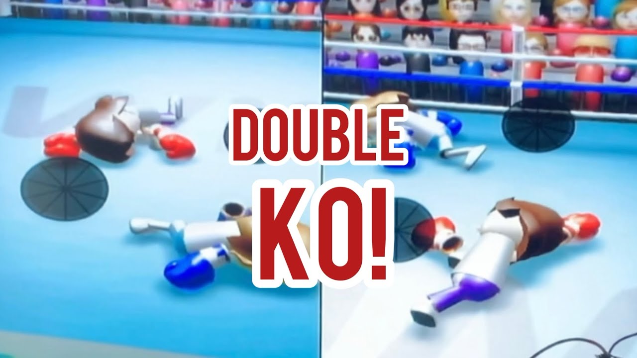 Double knockout!! | Wii Sports #5 (Boxing) - YouTube