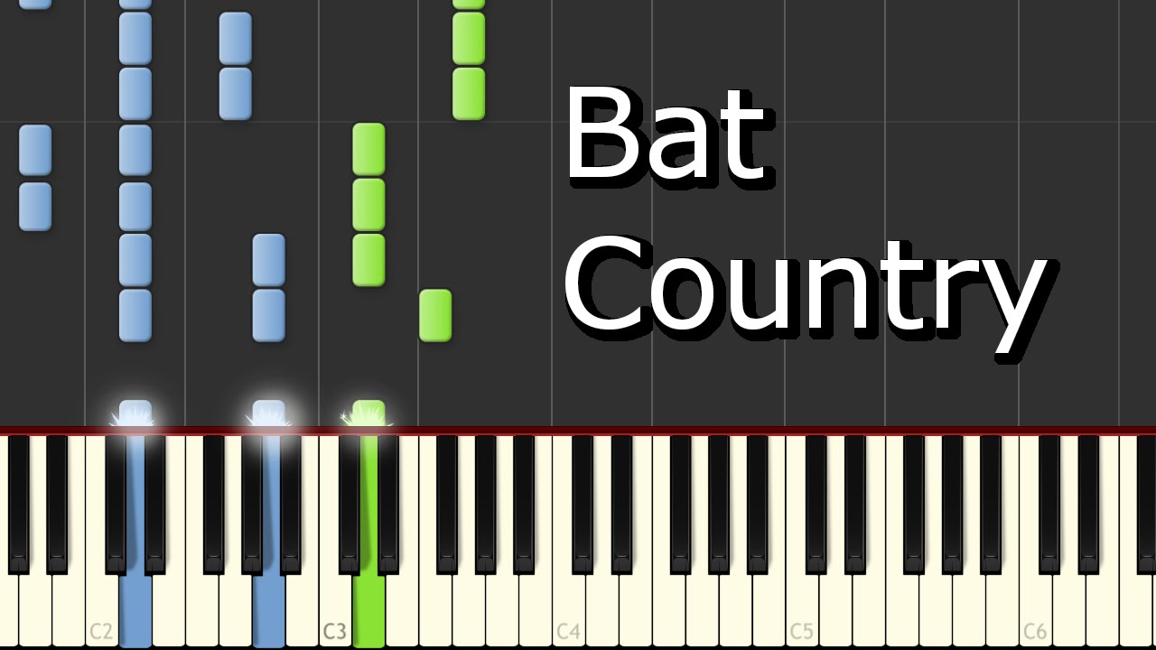 [Avenged Sevenfold - Bat Country] Piano Tutorial - YouTube