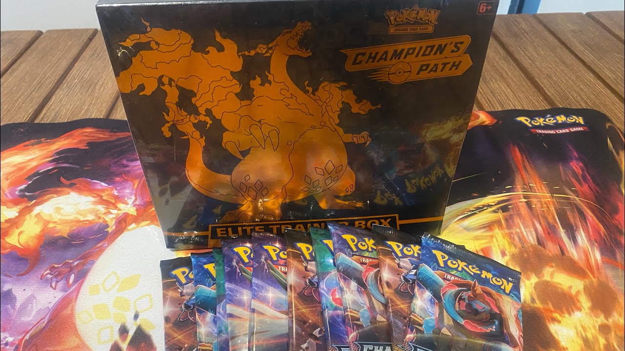 Champion Path ETB VS 10 Loose Champion Path Booster Packs - YouTube