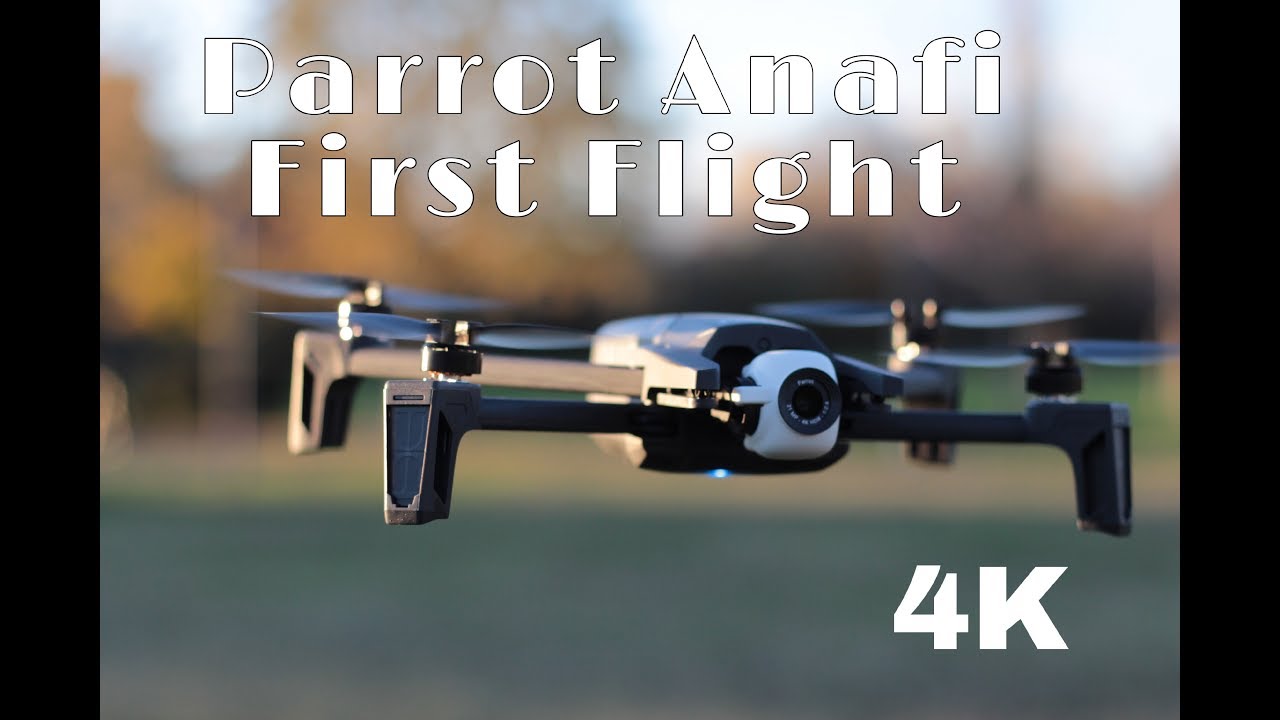 Parrot Anafi , First Flight - YouTube
