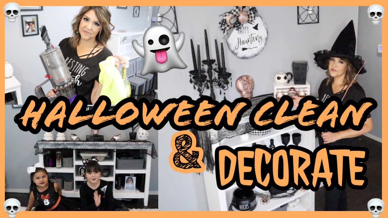 HALLOWEEN CLEAN AND DECORATE 2020 - YouTube