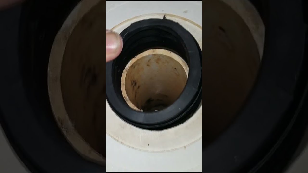 Shower leaking Cracked Drain Flange or Rubber Gasket