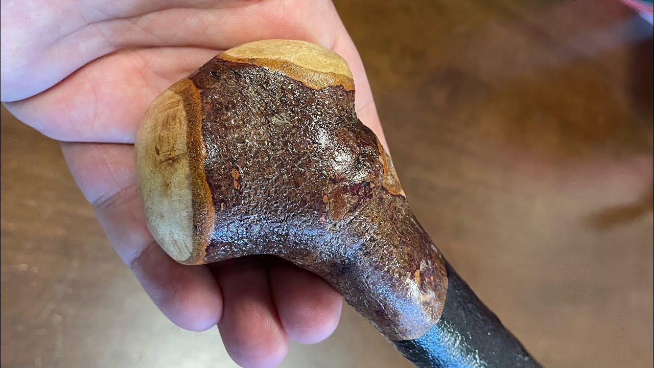 Type of handle In Irish stick making - YouTube