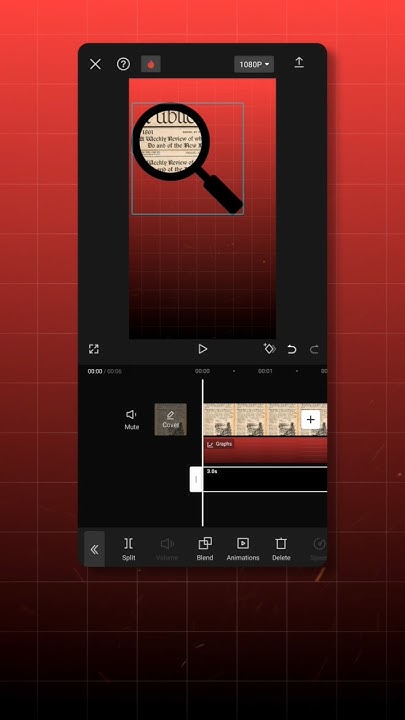 How to create magnifying glass effect in capcut mobile #shorts - YouTube