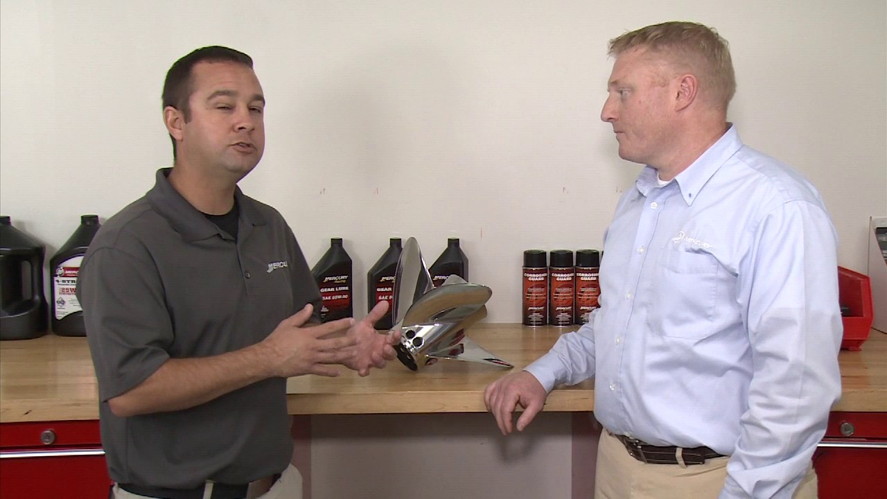 Mercury Marine Fury 4 Blade prop - YouTube