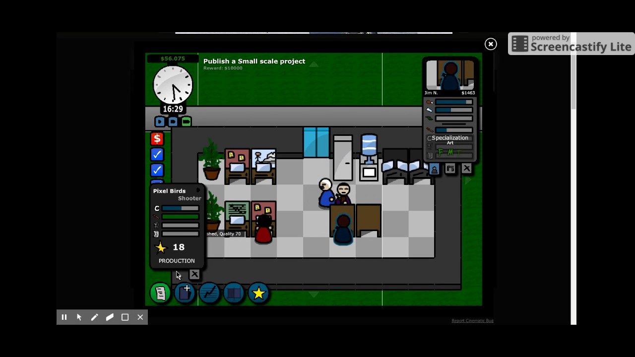 Game Corp Gameplay #2 - Expansion and New Employess - YouTube