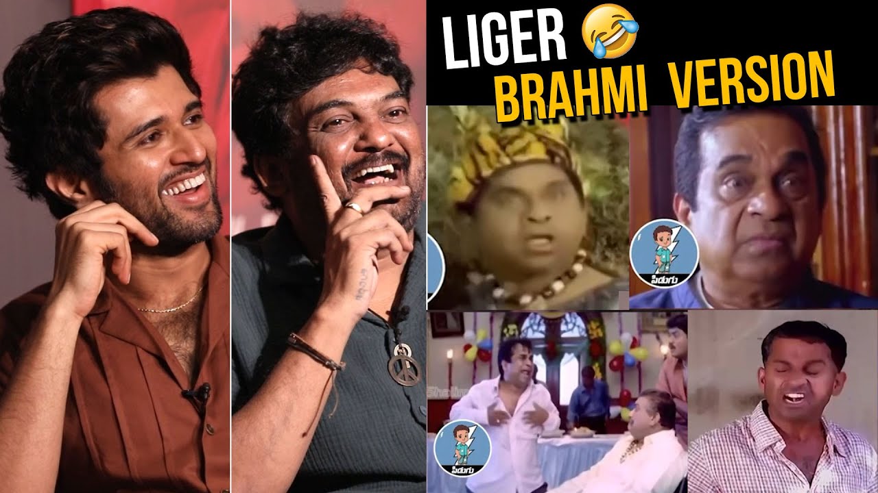 #Liger BRAHMI Version 🤣 Vijay Devarakonda, Purijagannadh & Suma ...