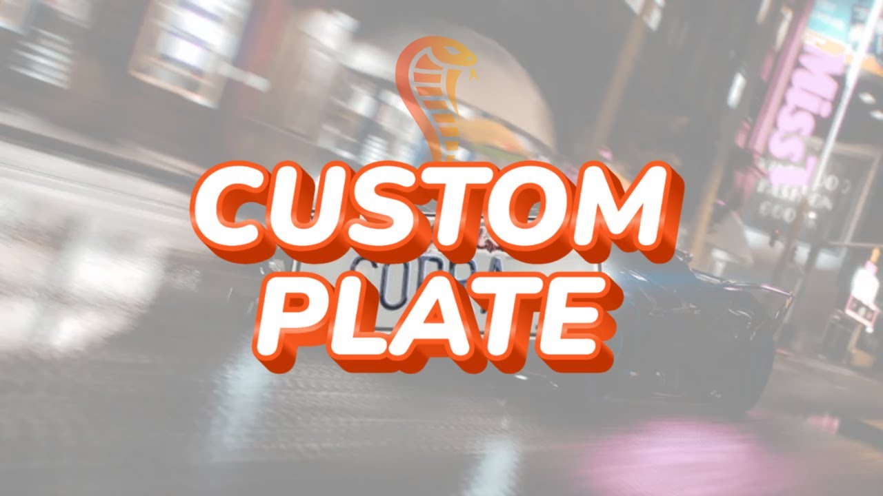FiveM Custom Plate Script | [ESX/QBCORE] - YouTube