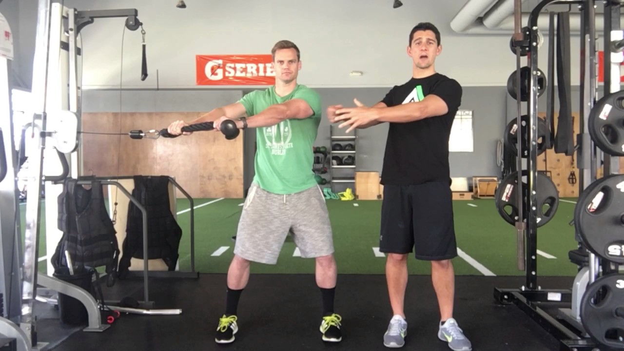 Training Day with Coach PJ Episode #28 Cable Torso Rotation - YouTube