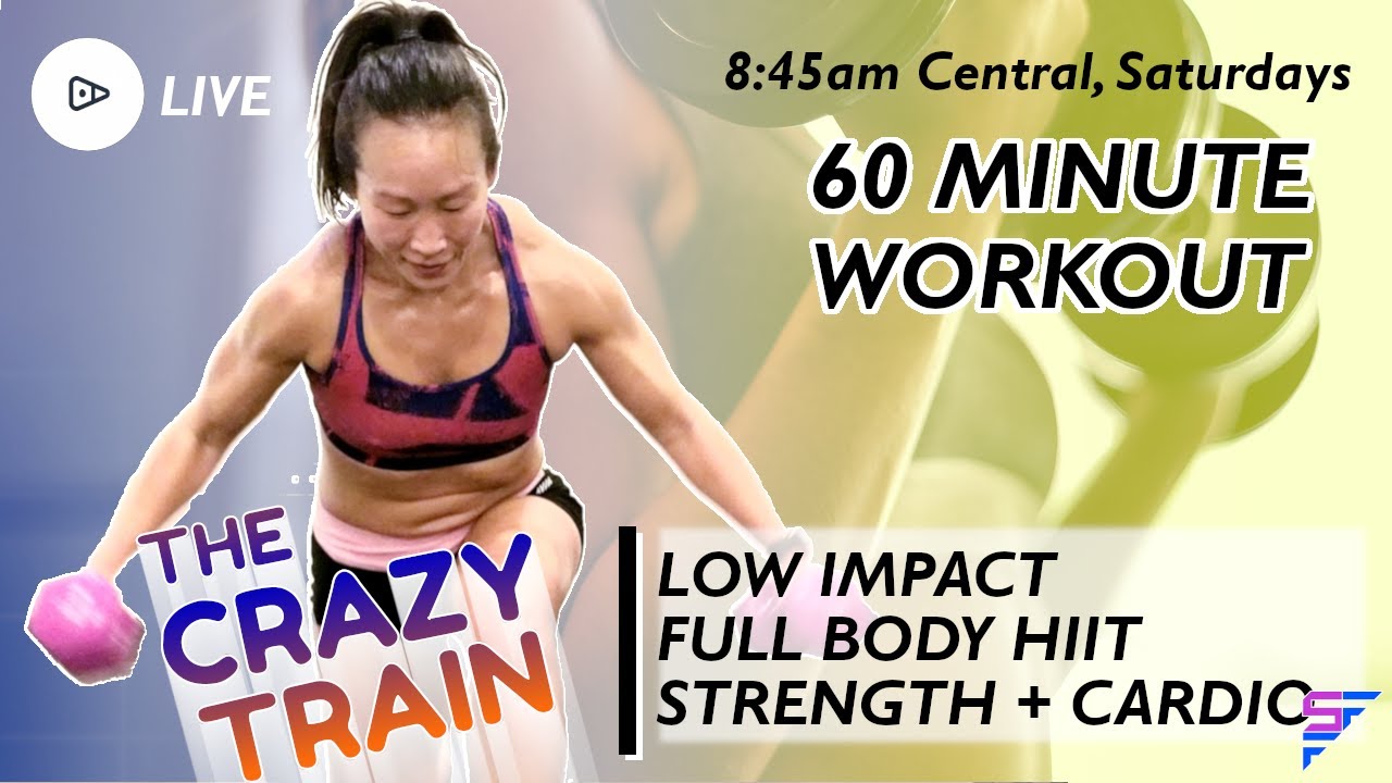 60 MIN Low Impact Strength & Cardio sweat fest! - LIVE WORKOUT 194 ...