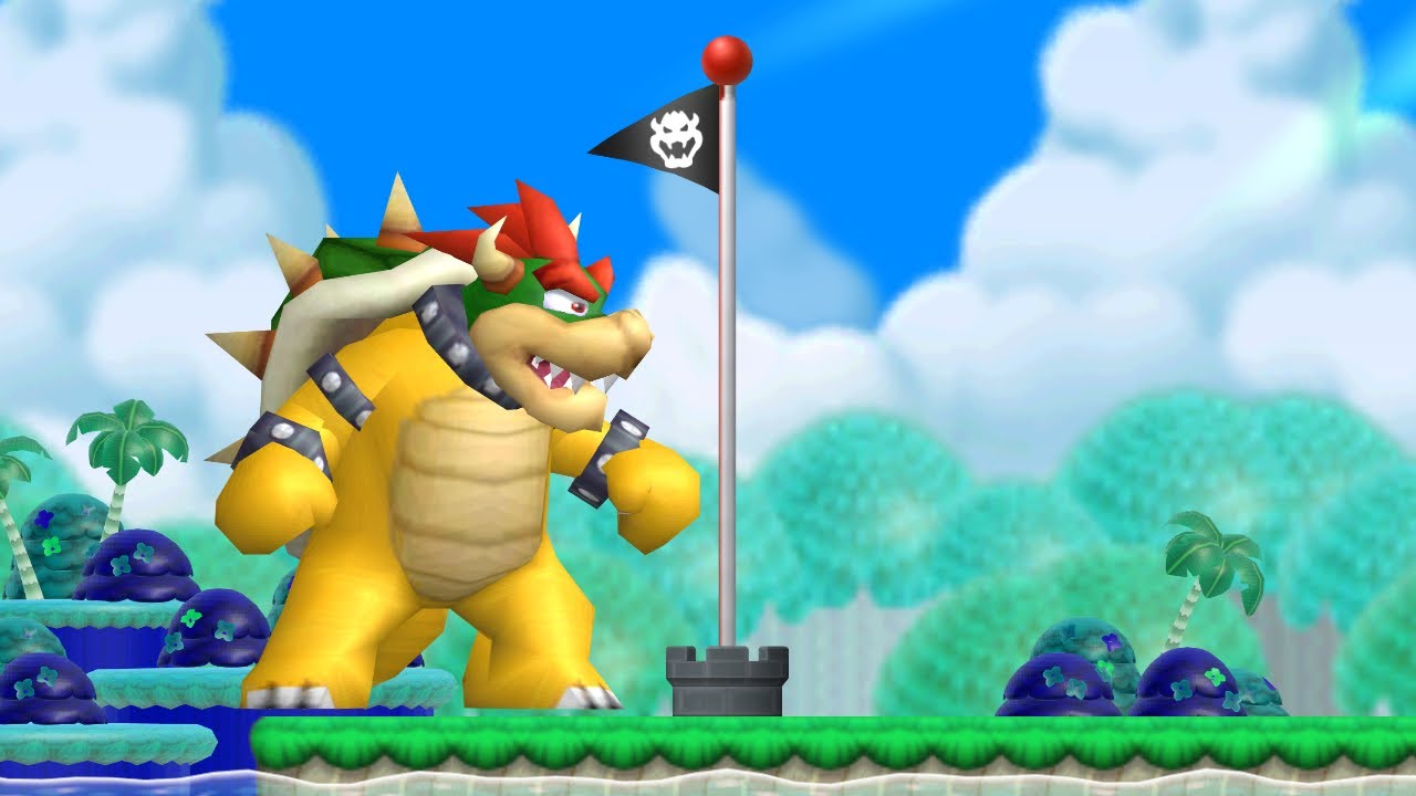 Giant Dark New Super Mario Bros. Wii Bowser - Walkthrough - #07 - YouTube