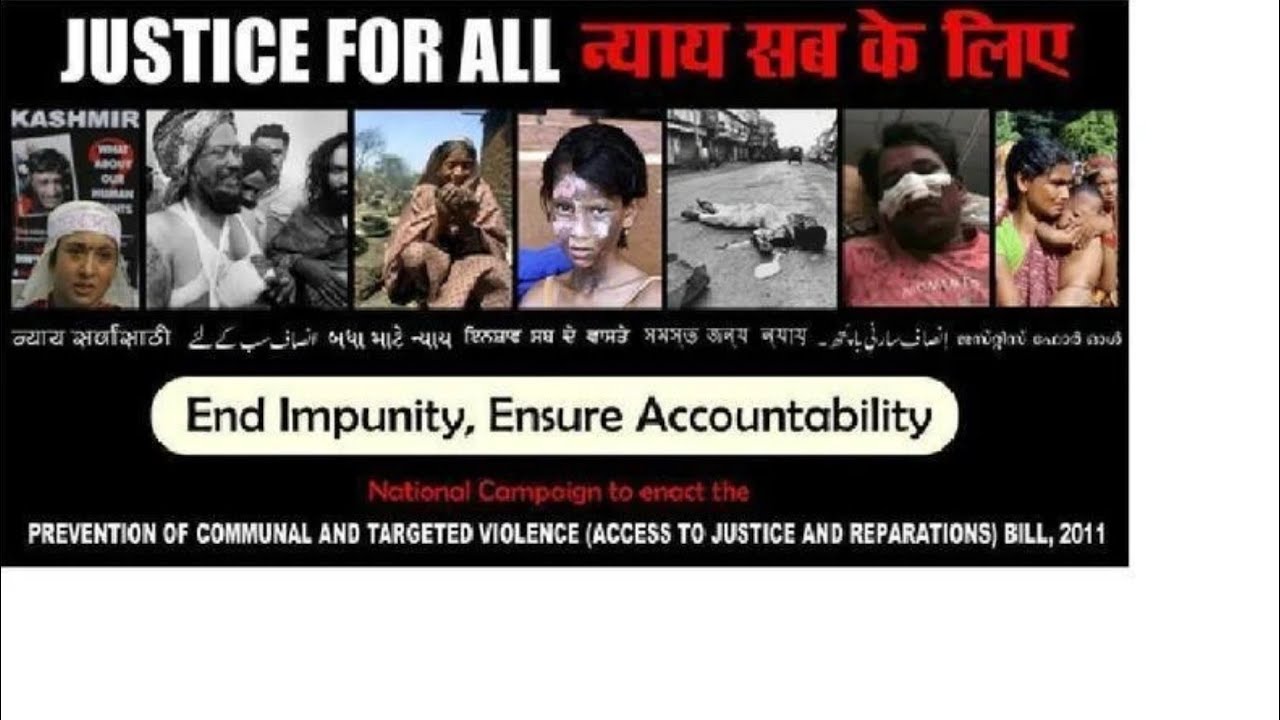 NECESSITY FOR COMMUNAL VIOLENCE PREVENTION BILL / ANTI RIOT BILL IN ...