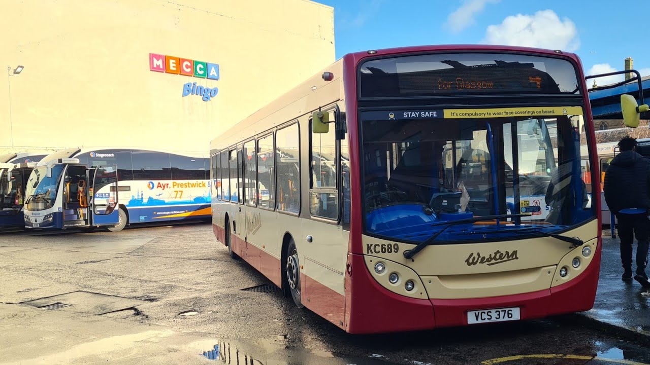 Stagecoach West Scotland Scania K230UB Enviro 300 VCS 376 (KC689) on 4 ...