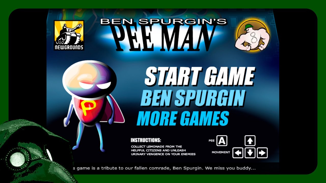 Ben Spurgin's Pee Man [All Game - No Commentary] - YouTube