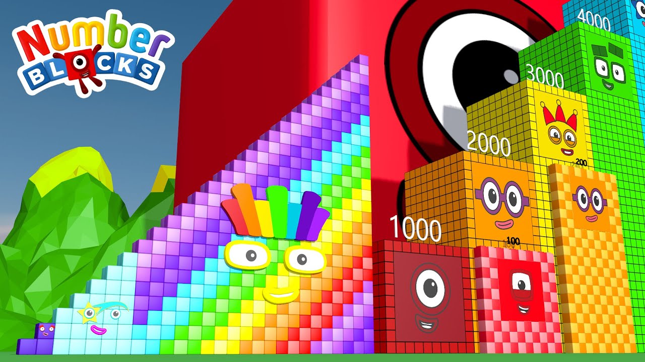 Numberblocks Step Squad 756 vs 25,000,000 - Count to 100,000,000 Song ...