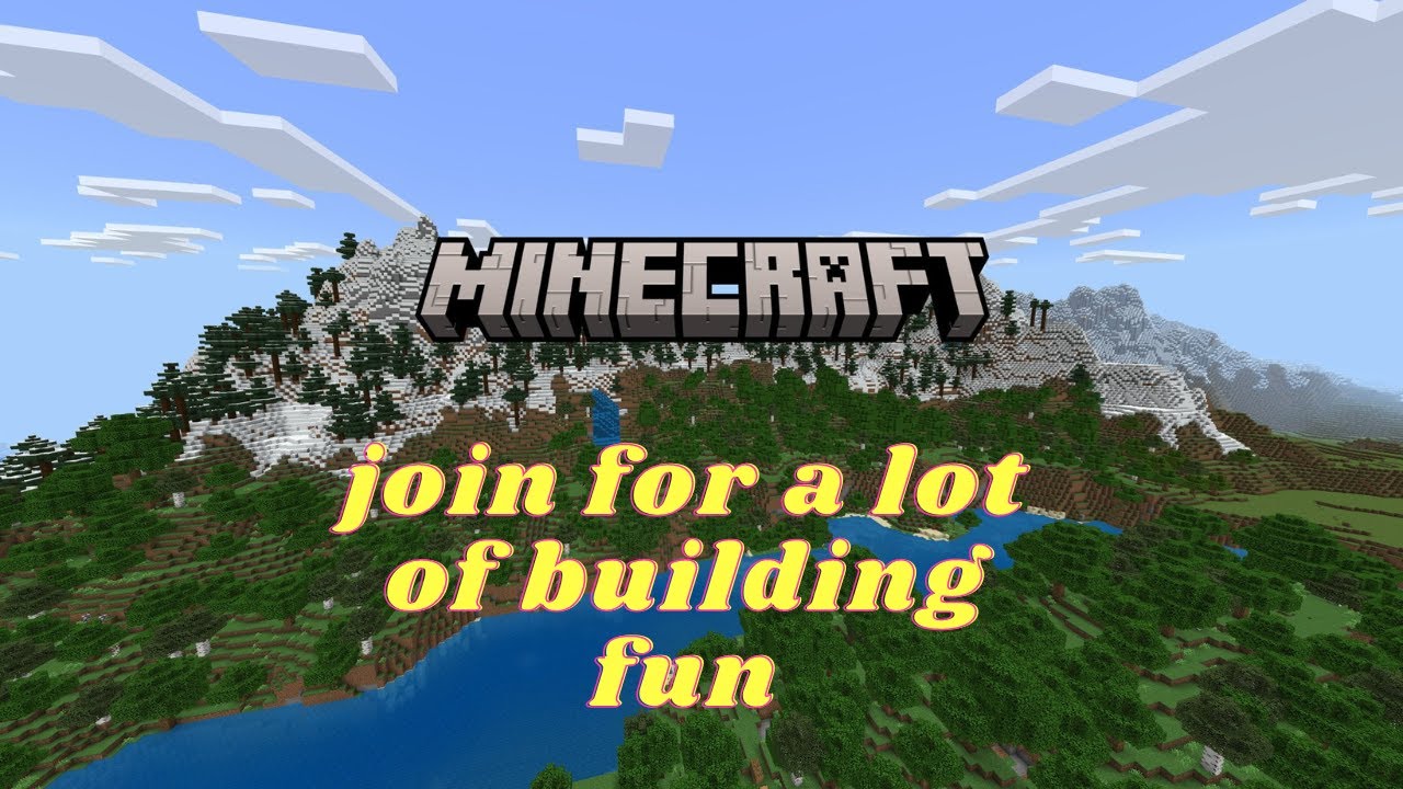 Minecraft survival and building Bedrock edition - lets have fun - YouTube